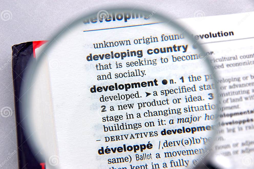 Definition of development stock image. Image of emphasis - 958197
