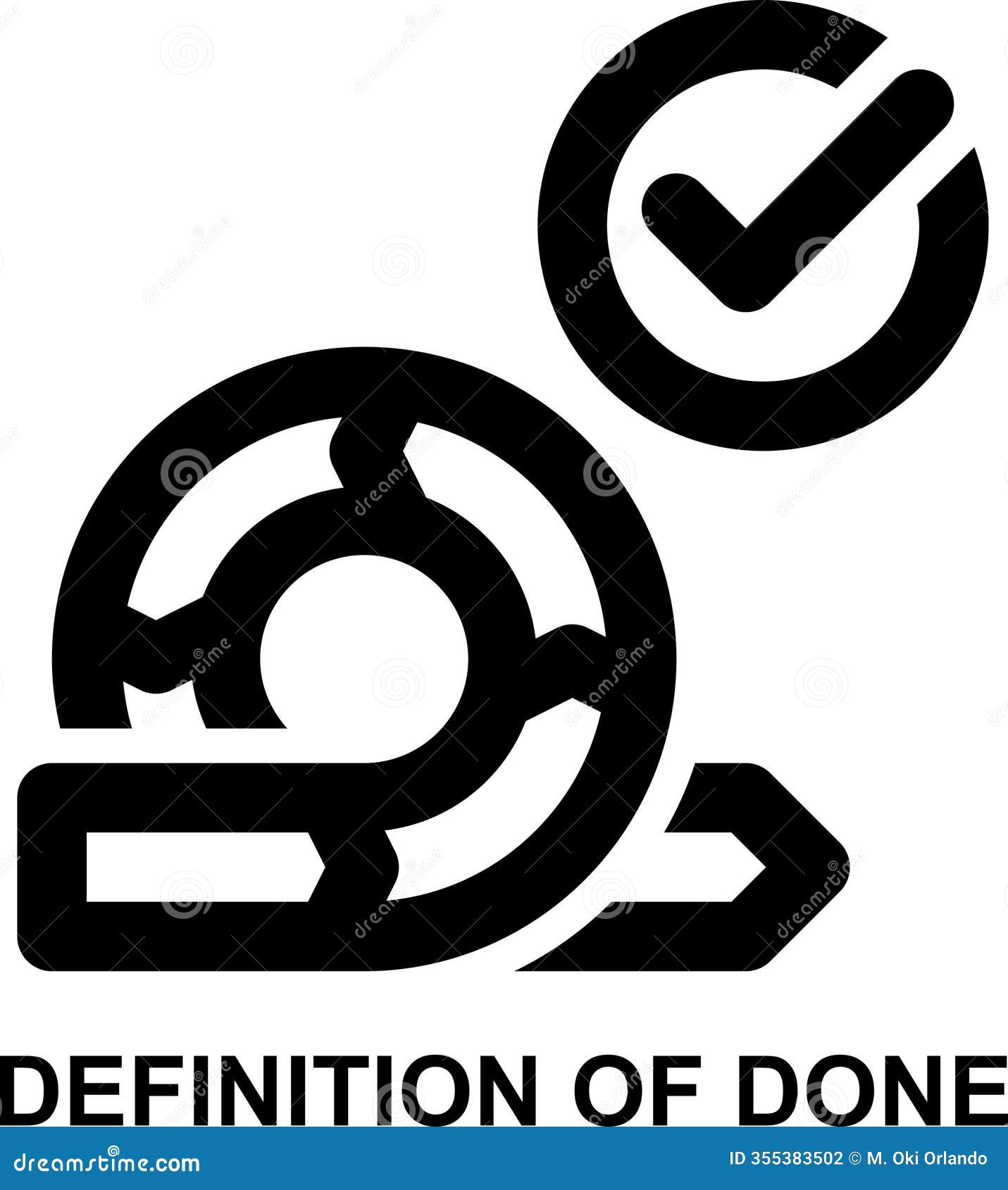 Definition of Done, Agile, Scrum, Done, Complete, Finish Outline Icon ... Definition of Done, Agile, Scrum, Done, Complete, Finish Outline Icon ...