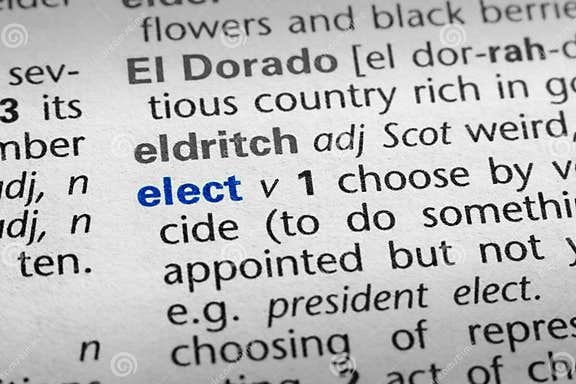 Definition of Elect stock image. Image of representatives - 9567821