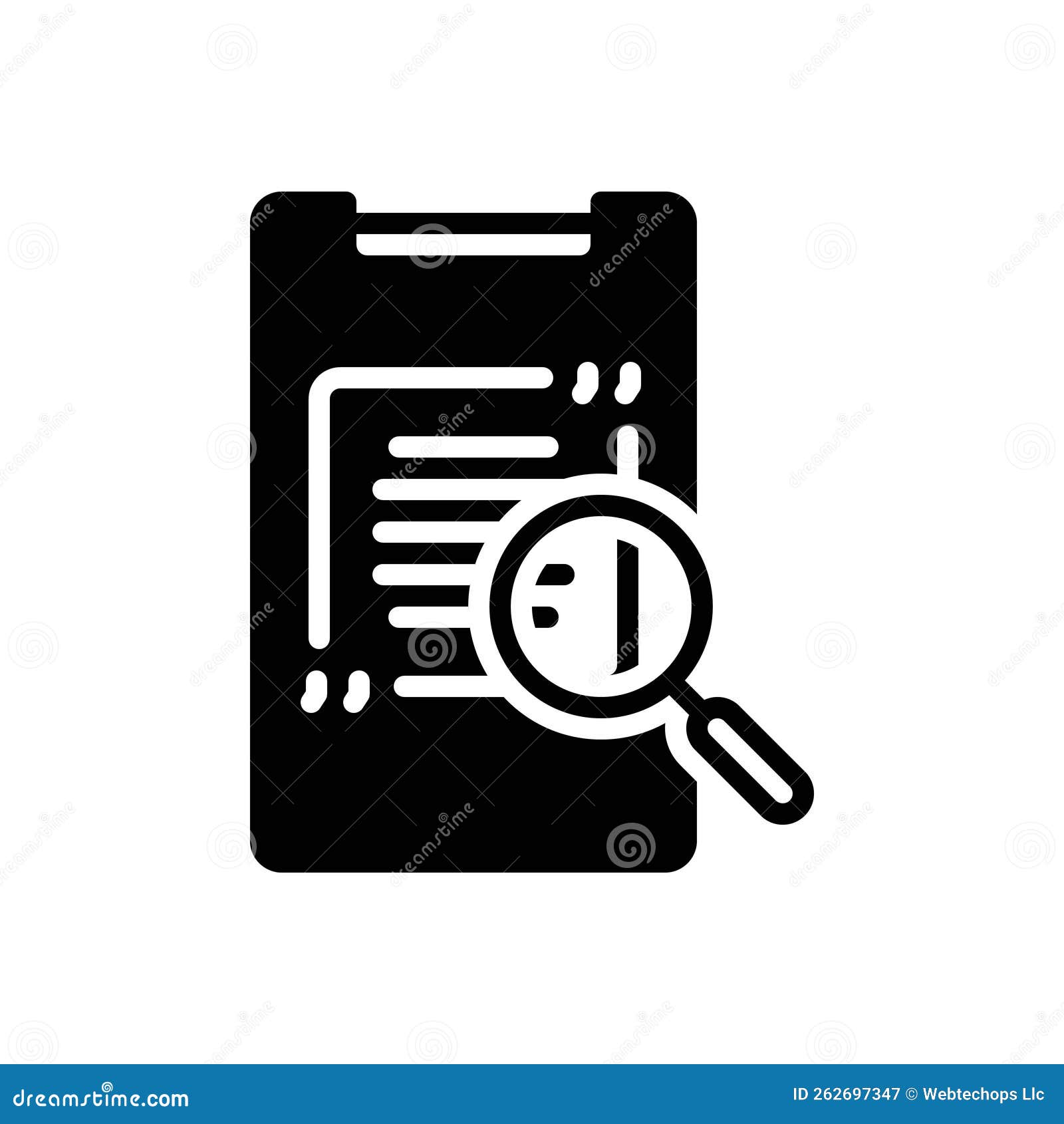 Black Solid Icon for Definition, Clarity and Lucidity Stock Vector ...