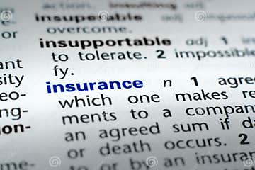 Definition of Insurance stock photo. Image of banking - 6427454