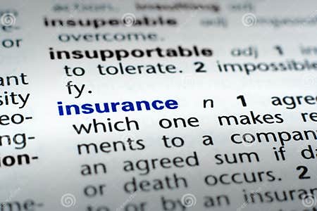 Definition of Insurance stock photo. Image of banking - 6427454