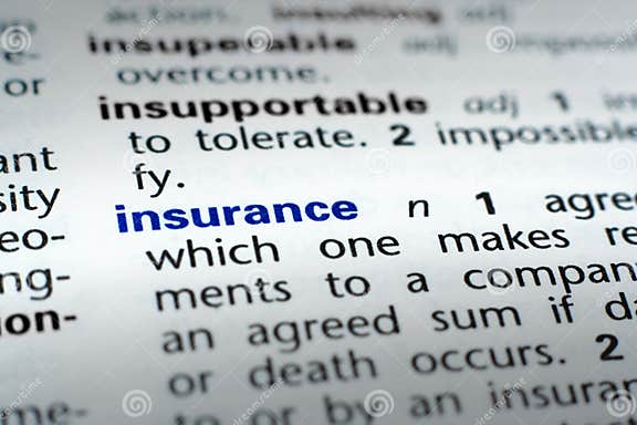 Definition of Insurance stock photo. Image of banking - 6427454