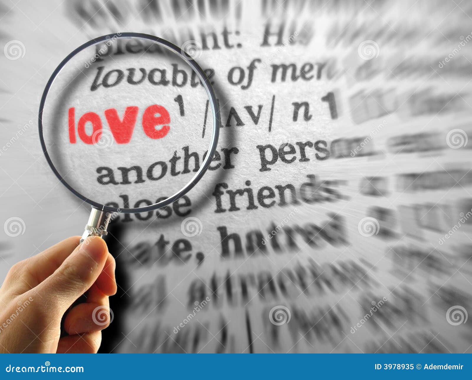 Definition of love stock image. Image of book, macro, relationship ...