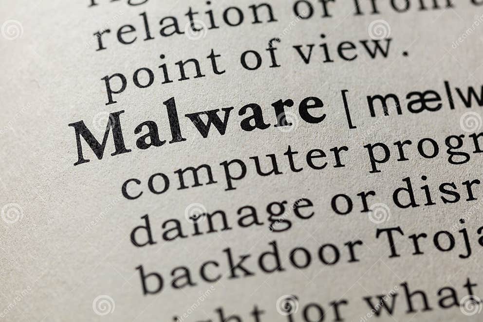 Definition of Malware stock image. Image of word, security - 86114433