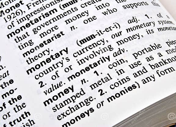 Definition of Money stock photo. Image of definition - 19377736
