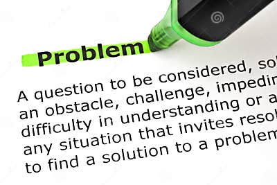 Definition of Problem stock image. Image of mindset, marker - 94021261