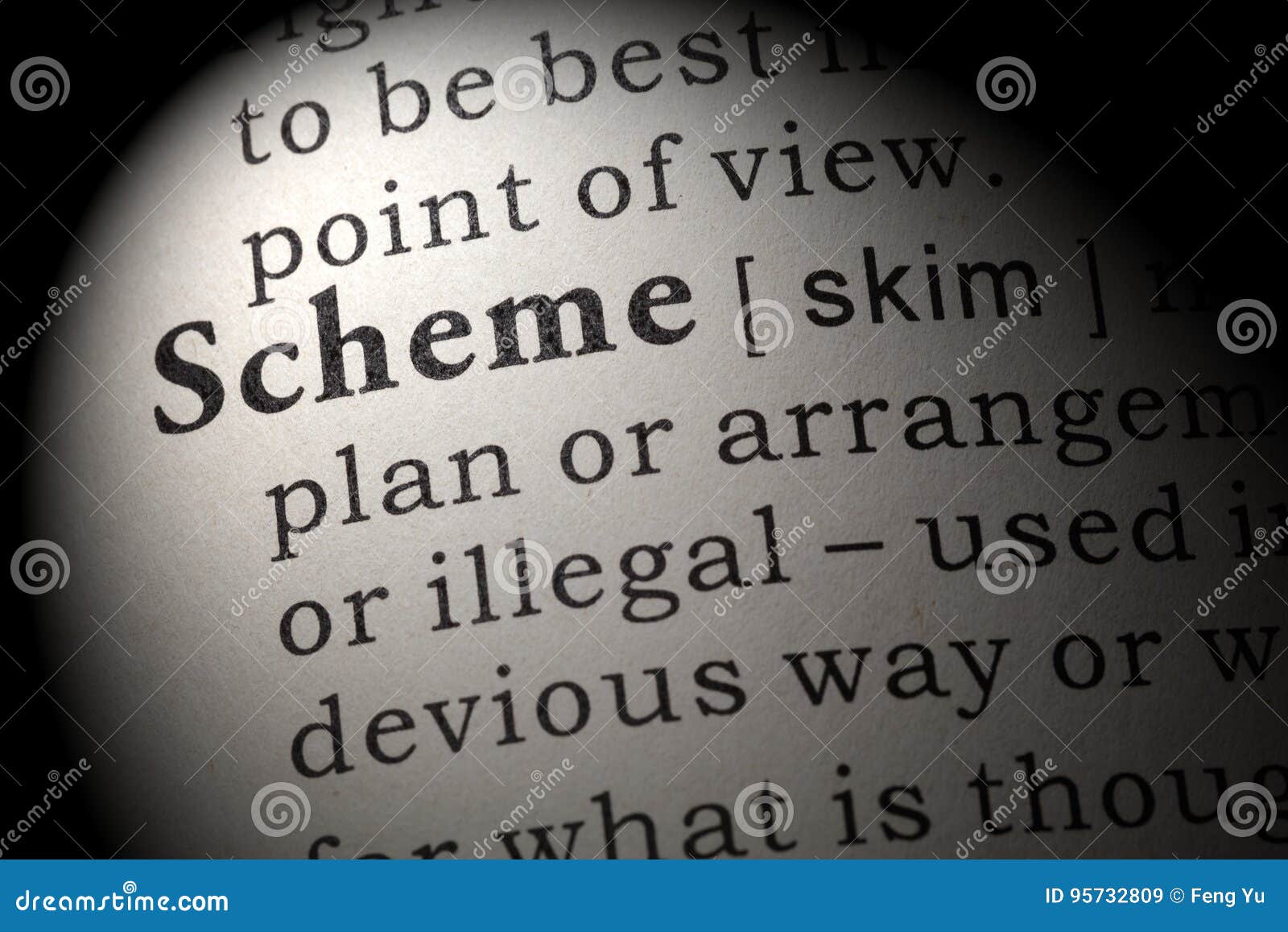 Definition of scheme stock image. Image of definition - 95732809