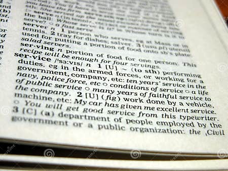 Definition of services stock photo. Image of term, working - 2088