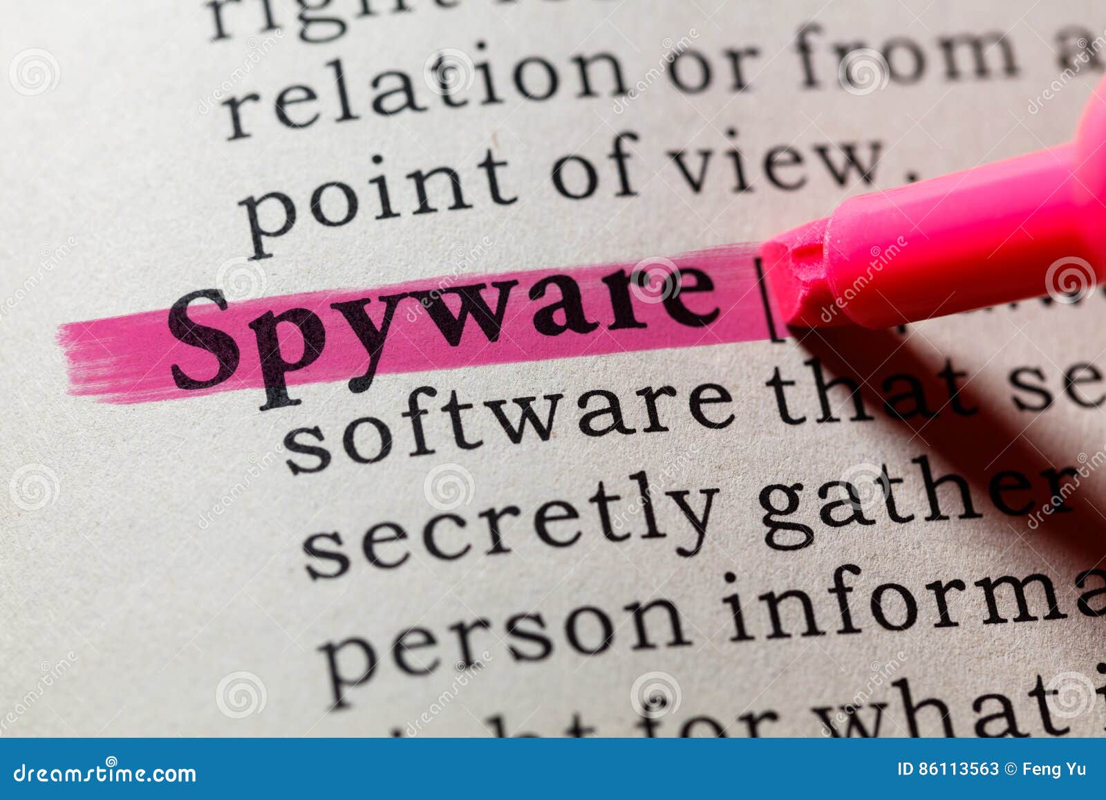 Definition of spyware stock image. Image of crime, spyware - 86113563