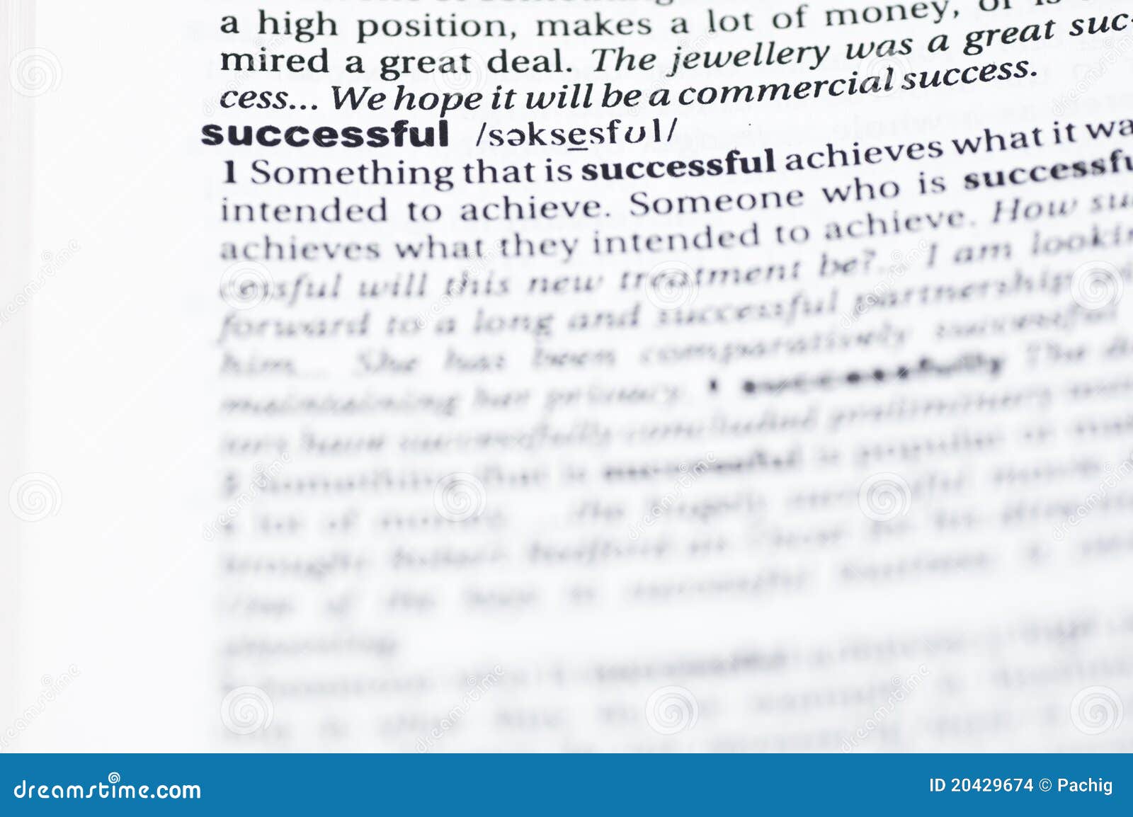 Definition of successful stock photo. Image of entrepreneur - 20429674