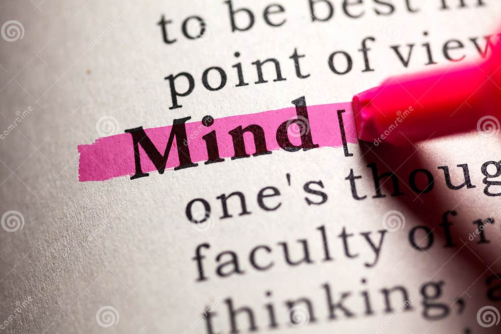 Definition of the Word Mind Stock Photo - Image of mind, page: 169617768
