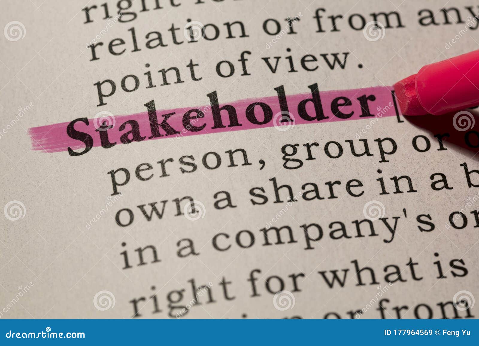 Stakeholder Word Written On Wood Block. Stakeholder Text On Wooden ...