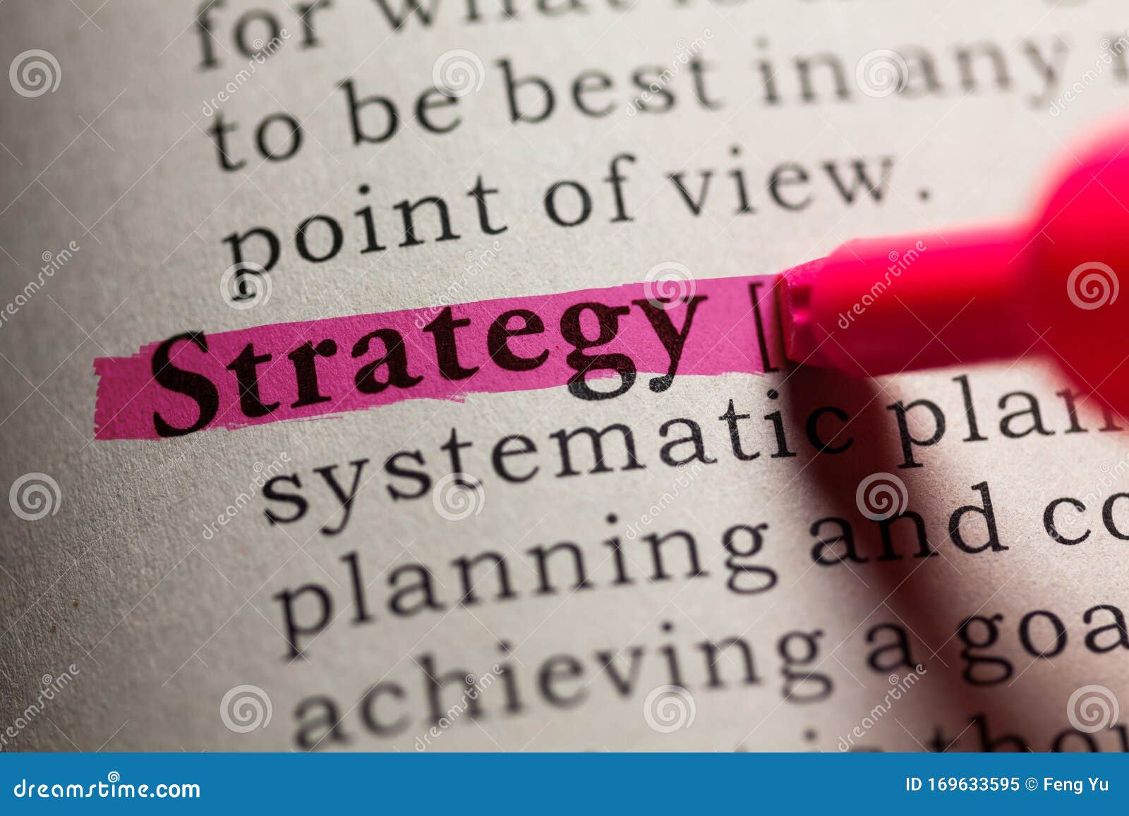 Definition Of Strategy Stock Photography | CartoonDealer.com #38181836