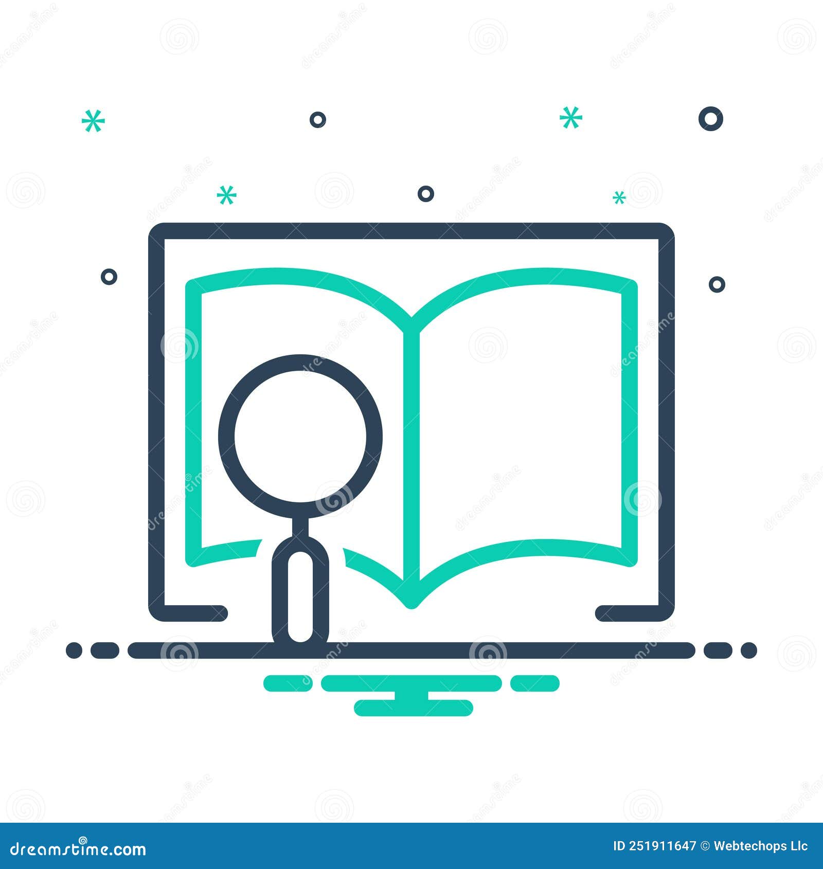 Mix Icon for Definitions, Interpretation and Article Stock Vector ...