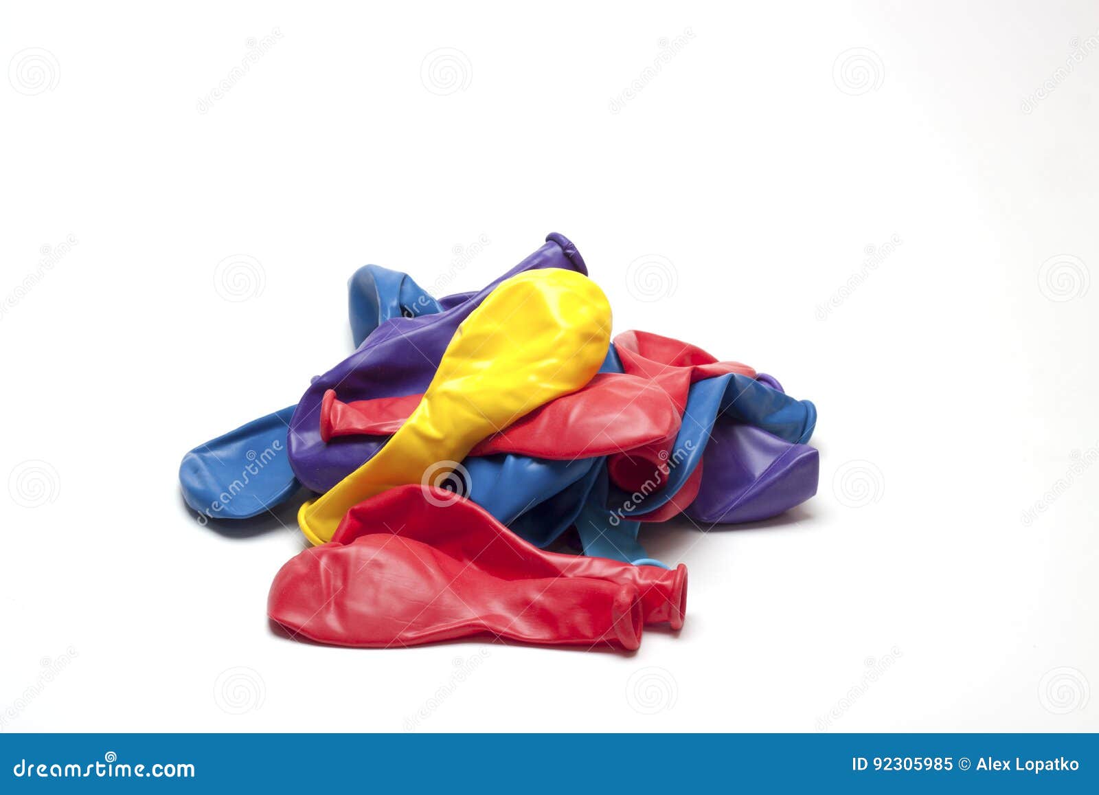 Deflated balloons stock image. Image of sell, painting - 92305985