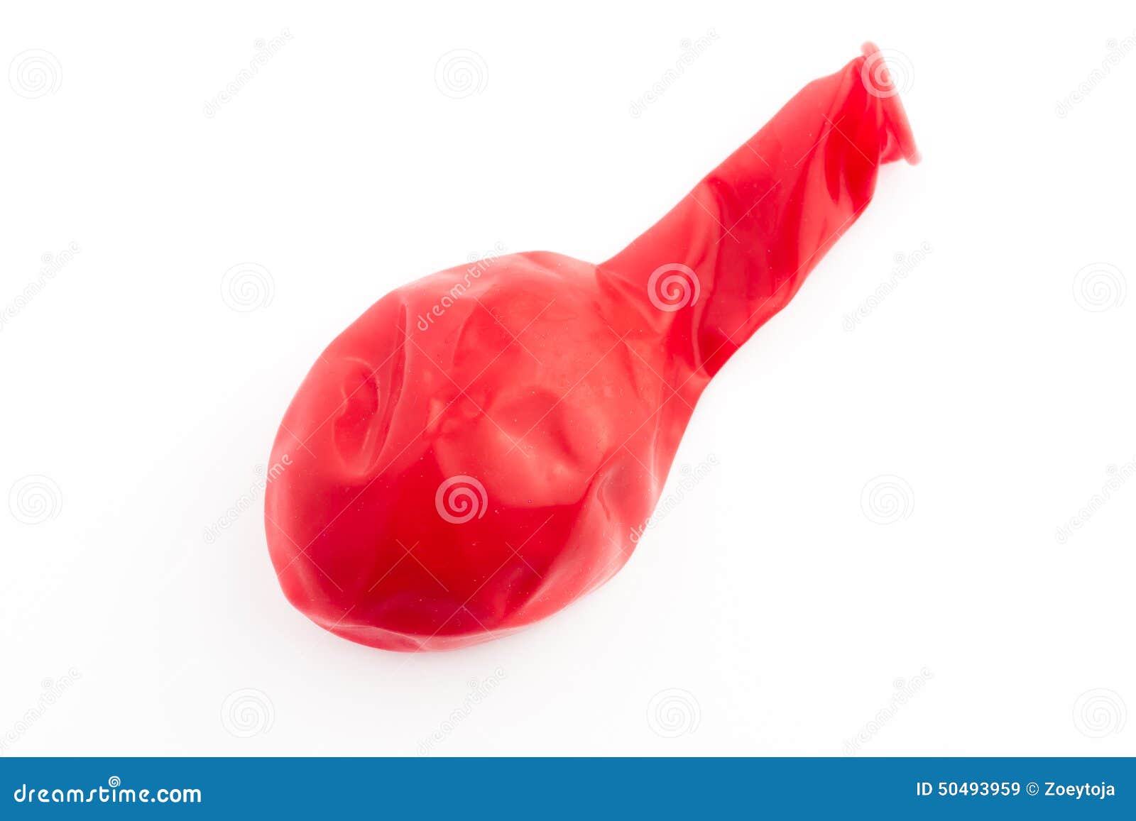 Deflated baloon stock image. Image of gift, object, burnt - 50493959