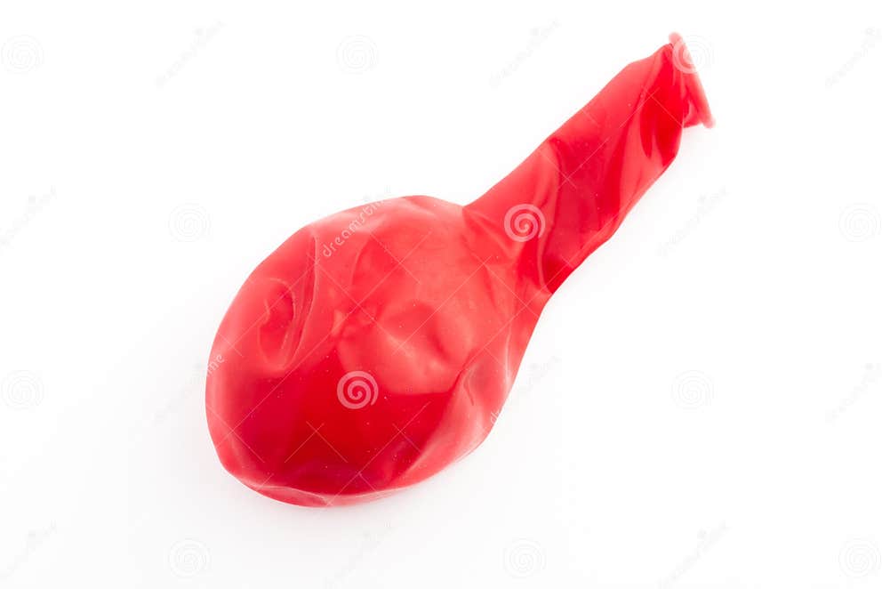 Deflated baloon stock image. Image of gift, object, burnt - 50493959