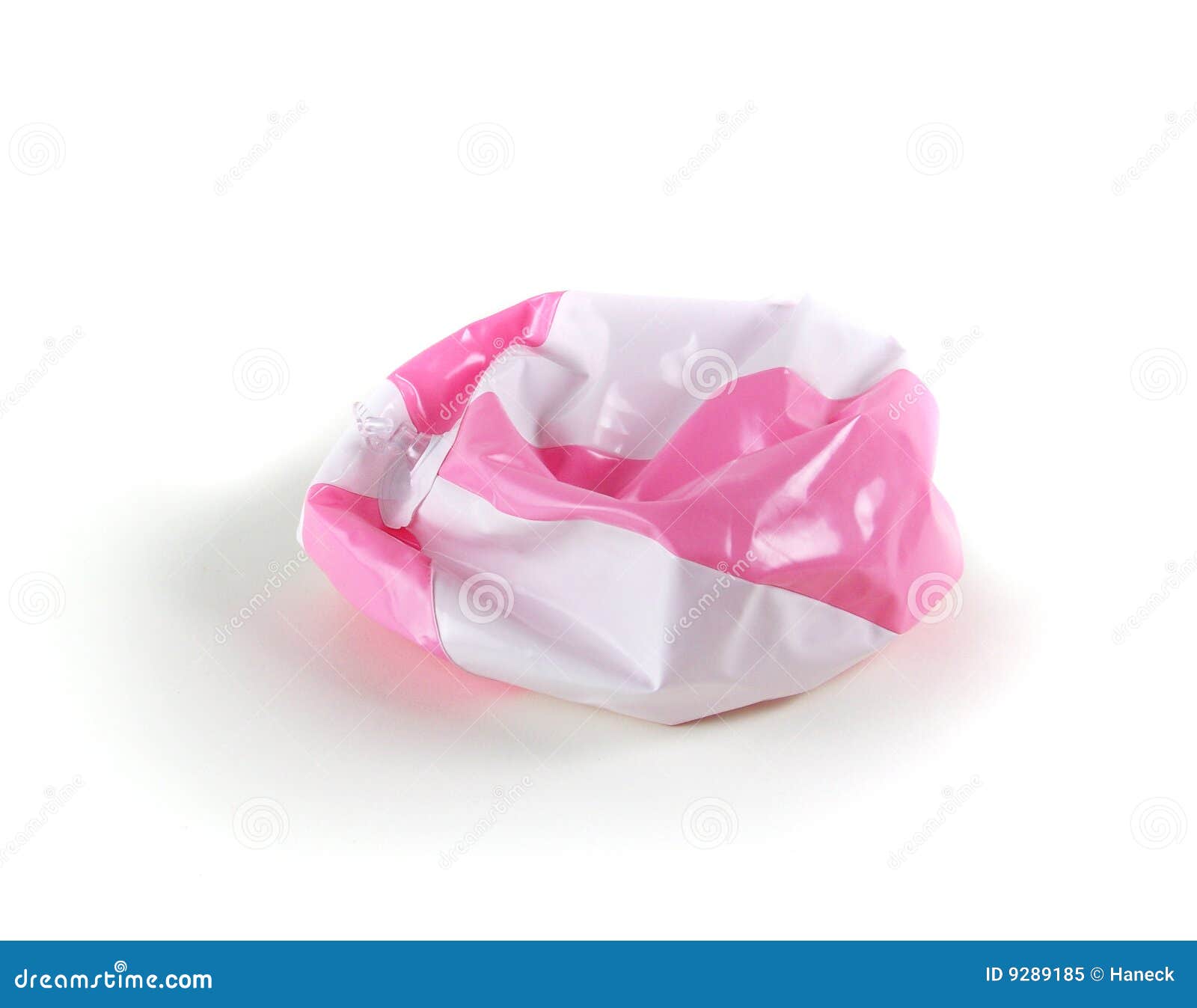Deflated beach ball stock image. Image of hole, beachball - 9289185