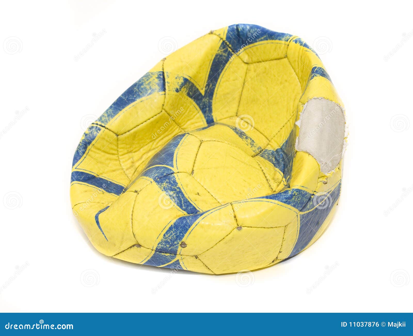 Deflated football stock photo. Image of used, football - 11037876