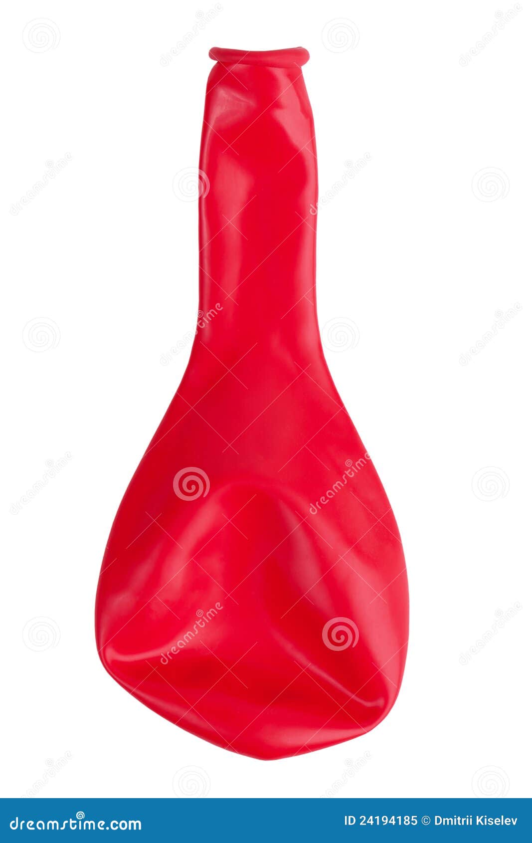 Deflated Rubber Yellow Balloon Stock Photography | CartoonDealer.com ...