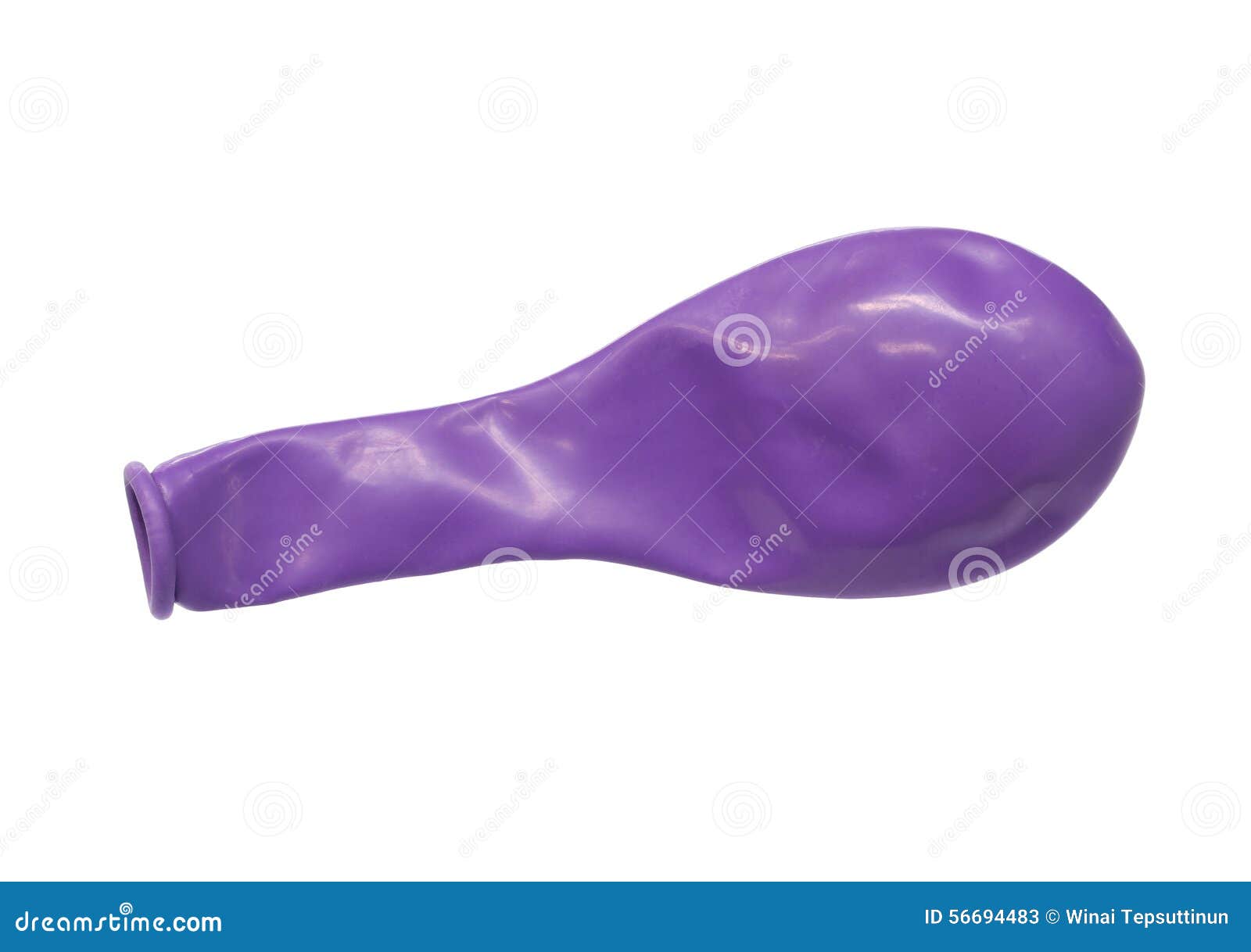 Deflated Rubber Yellow Balloon Stock Photography | CartoonDealer.com ...