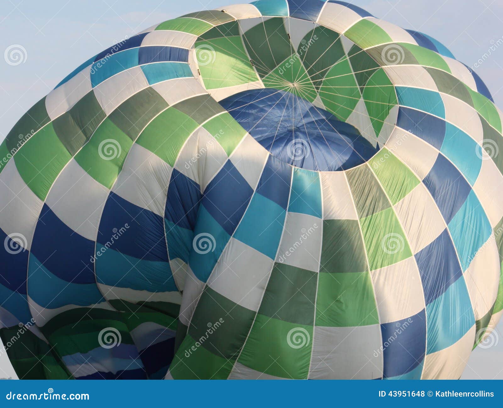 Deflating hot air balloon stock photo. Image of squares - 43951648
