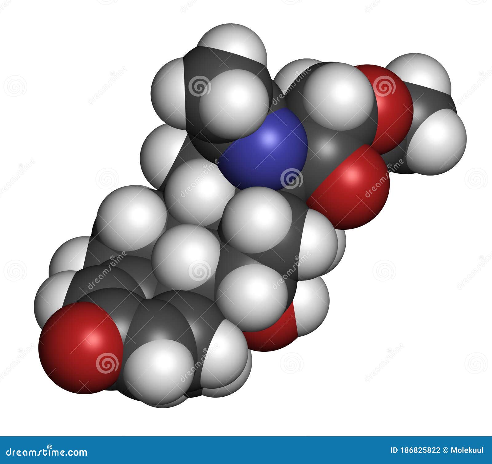 Deflazacort Glucocorticoid Drug Molecule. Skeletal Formula. Stock Photo ...
