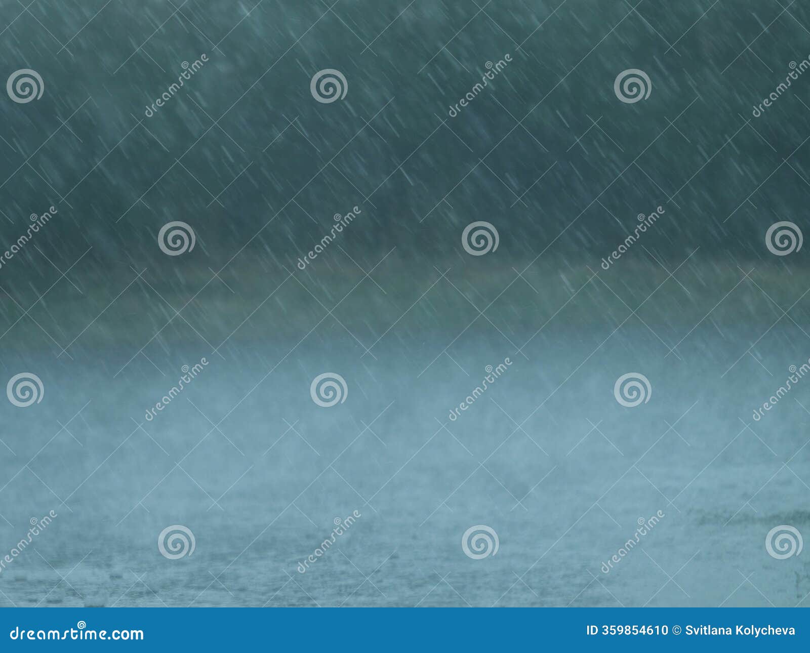 Deflected Horizontal Photo of Rain Stock Photo - Image of blue, pattern ...