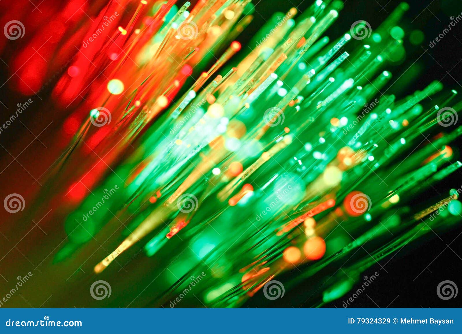Defocused Abstract Background of Fiber Optic Cables Stock Image - Image ...