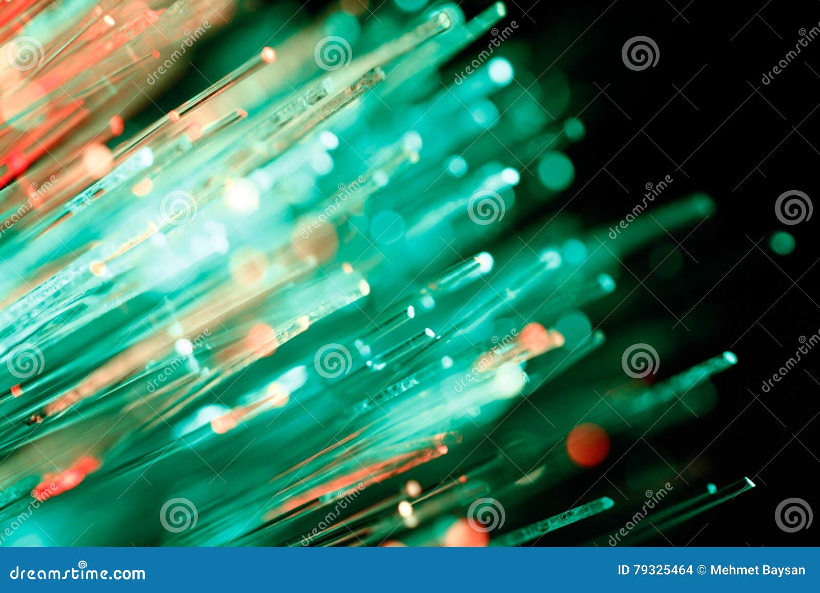 Defocused Abstract Background of Fiber Optic Cables Stock Photo - Image ...
