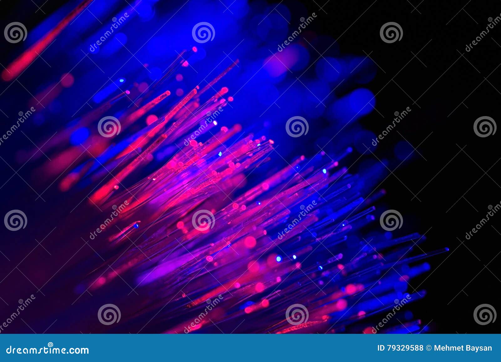 Defocused Abstract Background of Fiber Optic Cables Stock Photo - Image ...