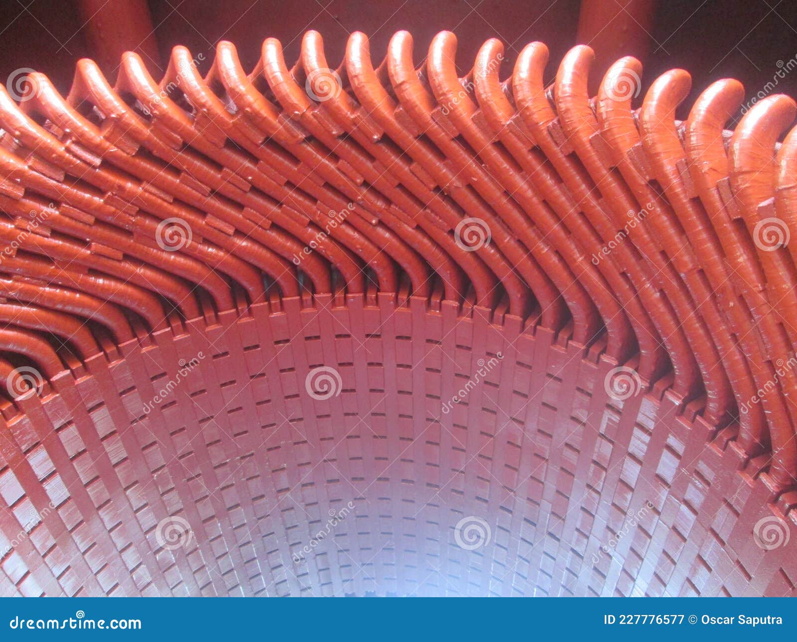 Generator Stator Winding Wire Concept. Stock Image - Image of ...