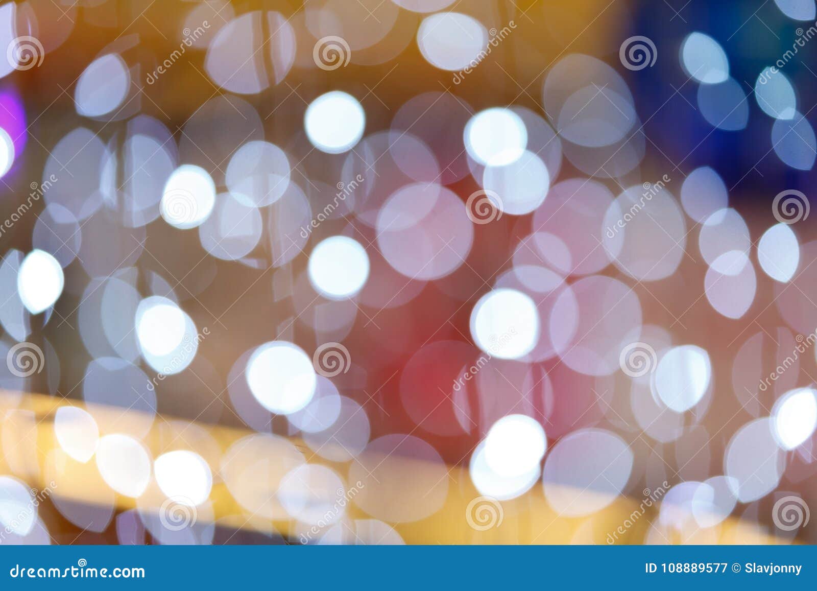 The Defocused Abstract Blurry Circles Background. Stock Image - Image ...