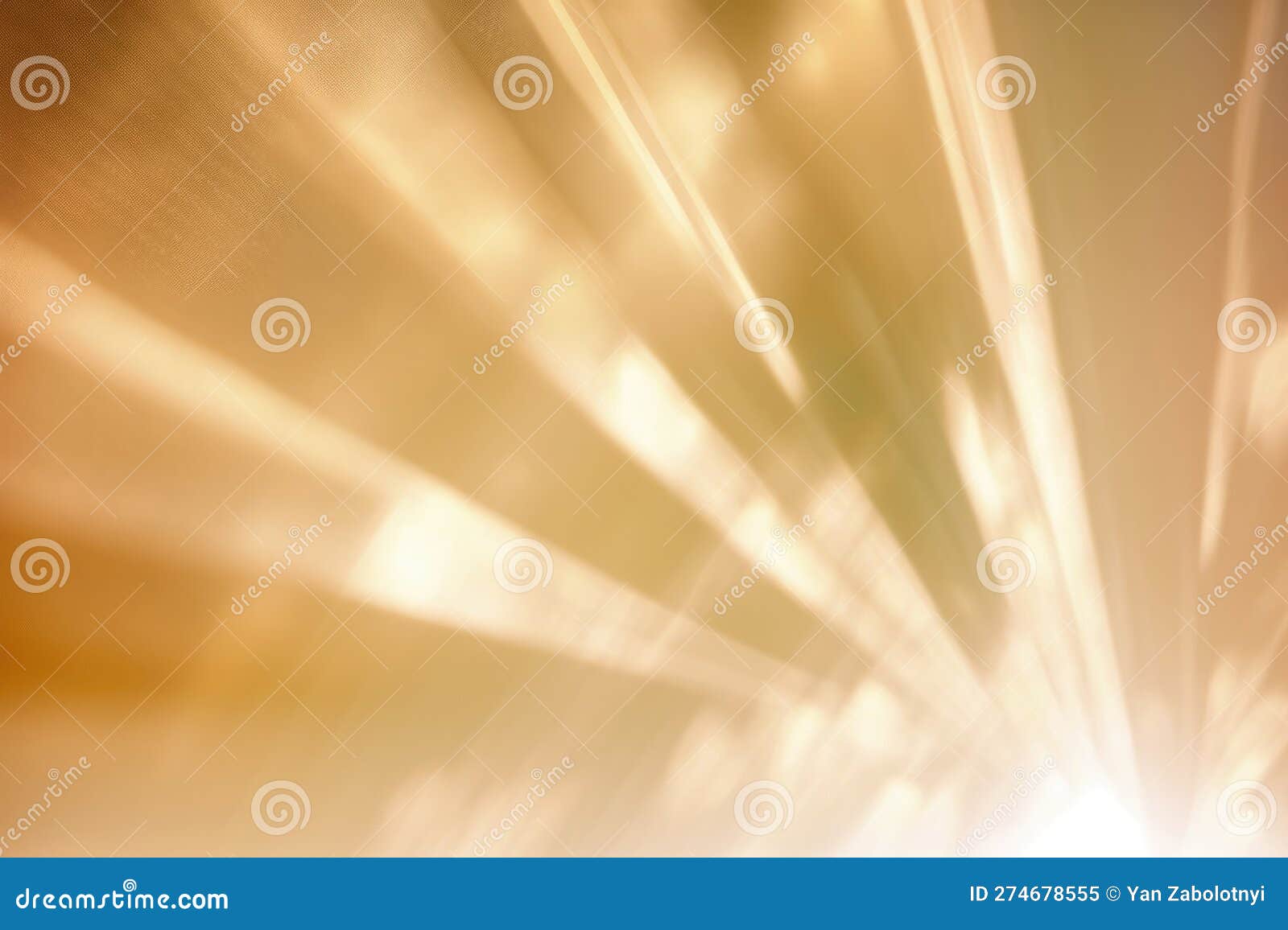 Defocused Beige Background with Rays from the Corner of the Prism Light ...