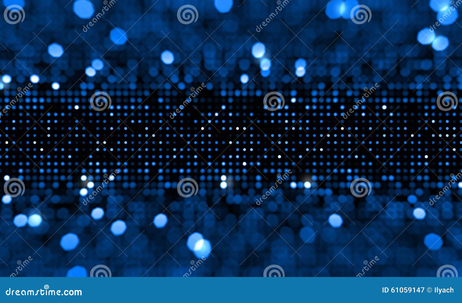 Defocused Blue Bglitteing Background Stock Image - Image of celebration ...