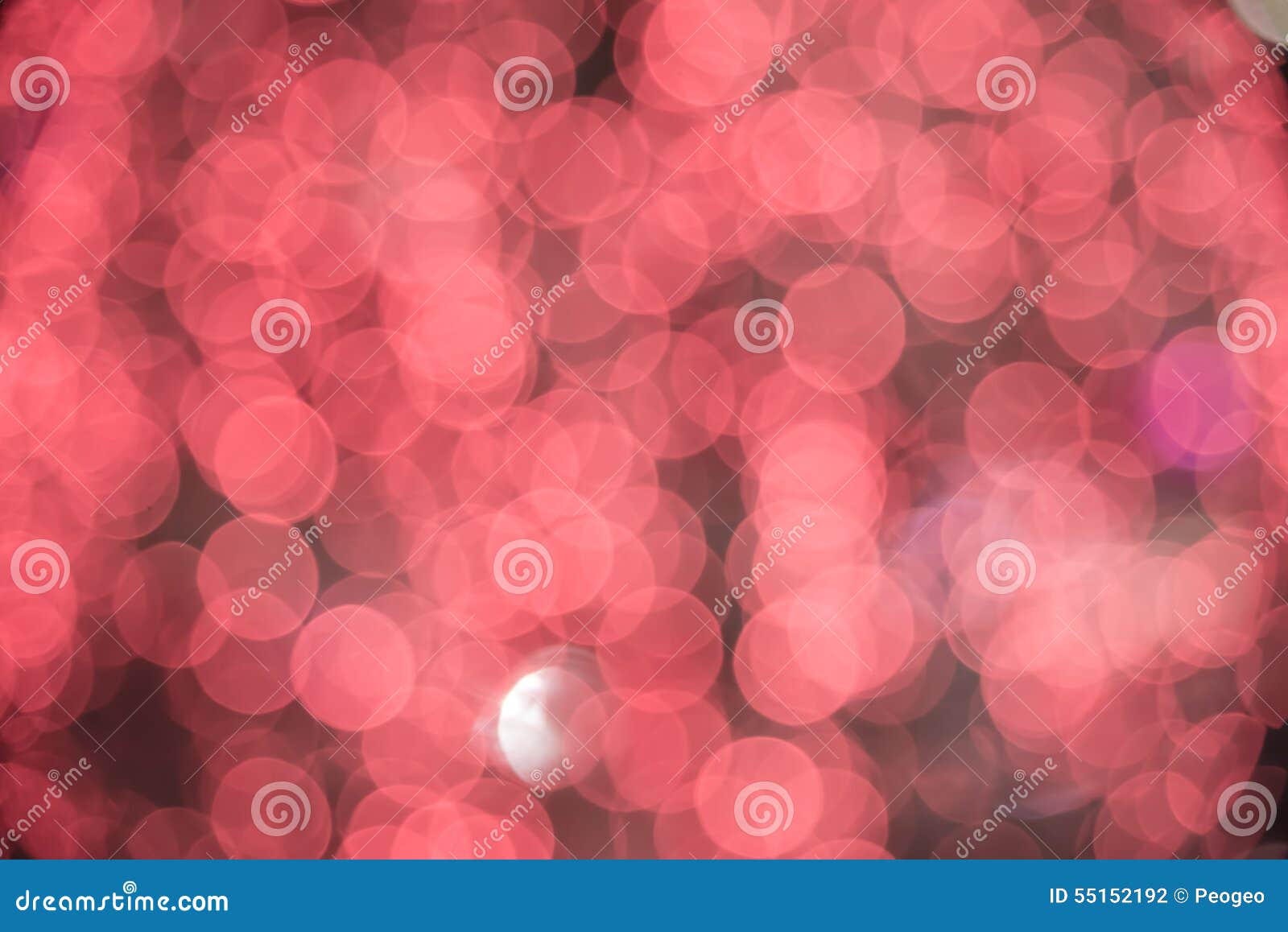 Defocused Blur Bokeh of Red Light Background Stock Photo - Image of ...