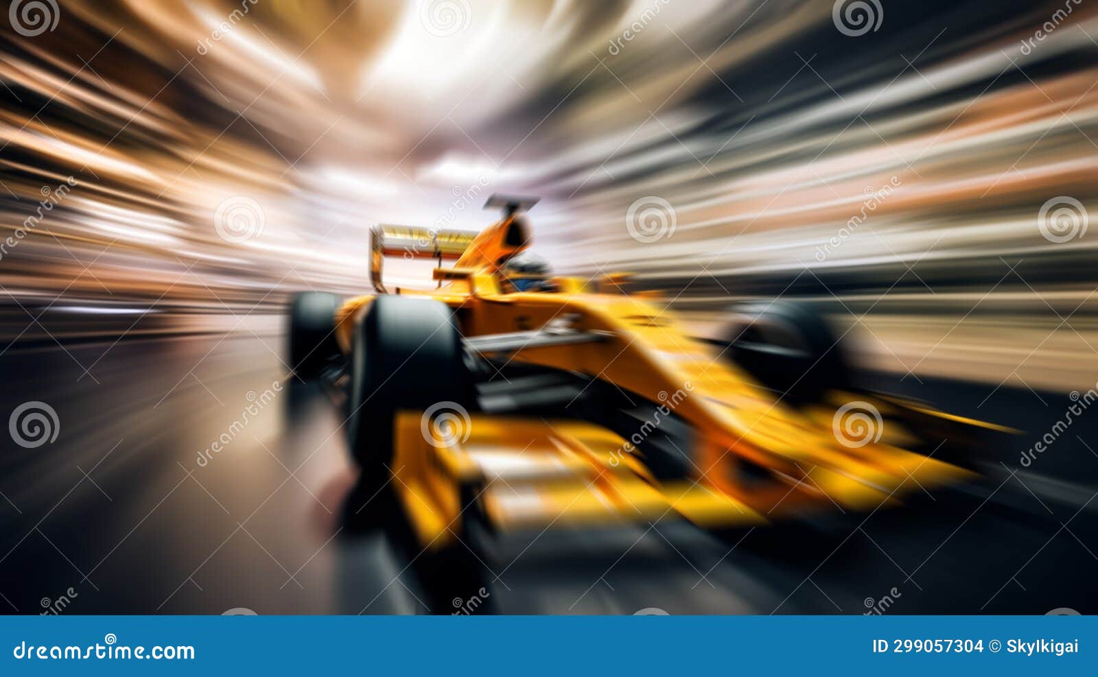 Defocused Blurred Motion of a Racing Car Stock Photo - Image of motor ...