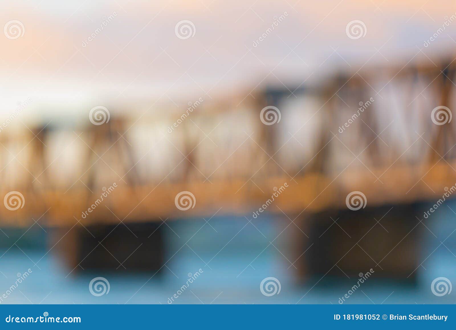 Defocused Blurry Bridge Background Stock Photo - Image of bottom, built ...