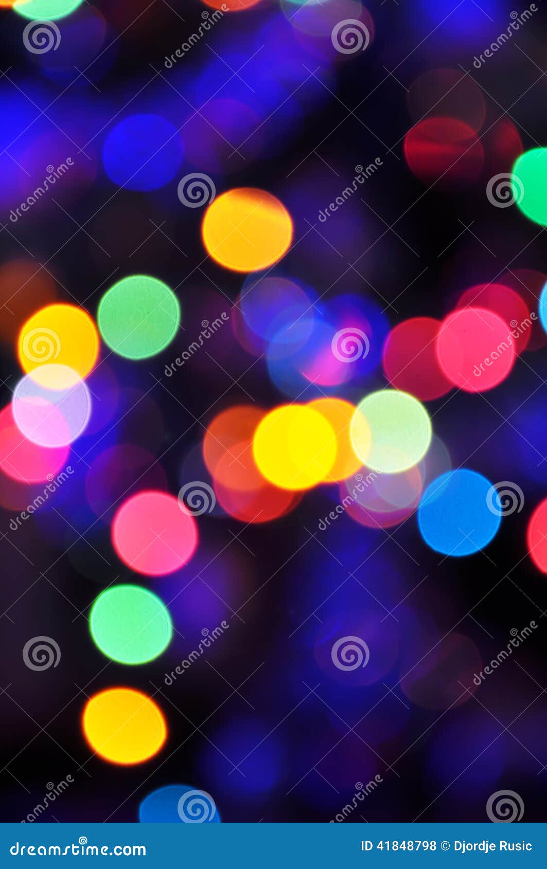 Defocused Christmas Lights Abstract Background Stock Photo - Image of ...
