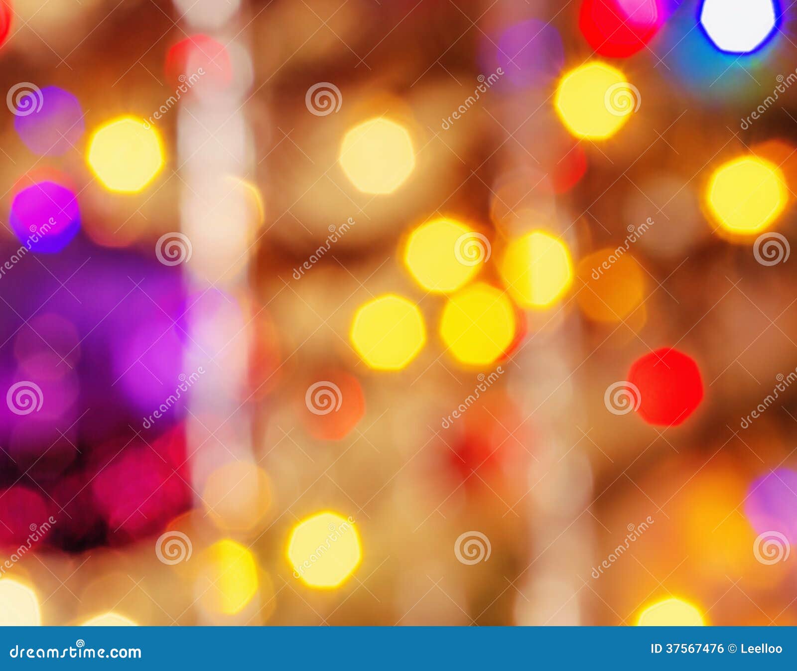 Defocused Christmas Lights Background Stock Photo - Image of ...