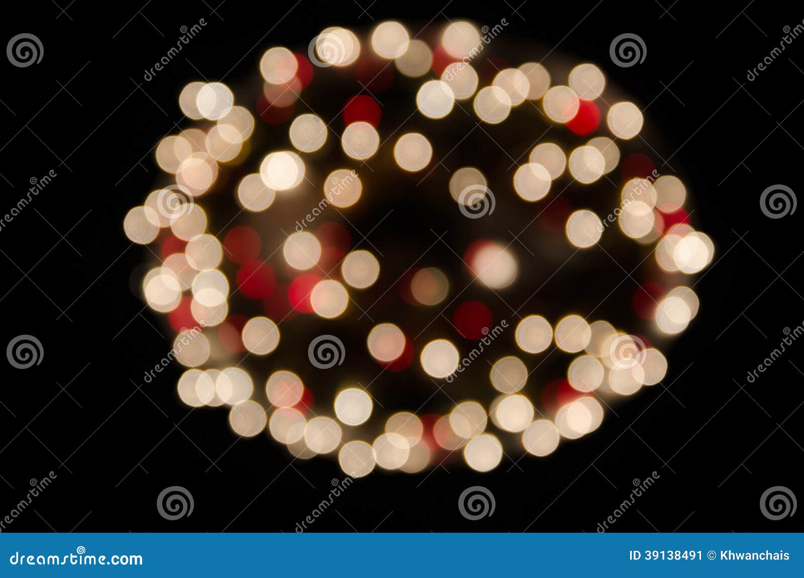 Defocused Circle Light Background Stock Image - Image of ornament ...