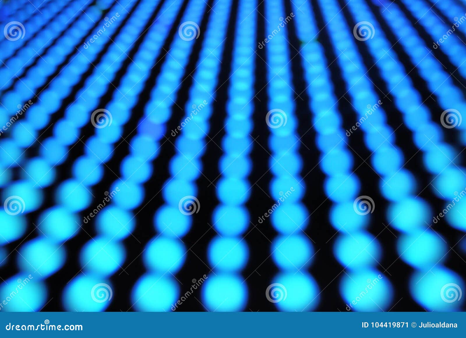 Defocused Colored LEDs, Blue Blur Abstract Background Stock Photo ...