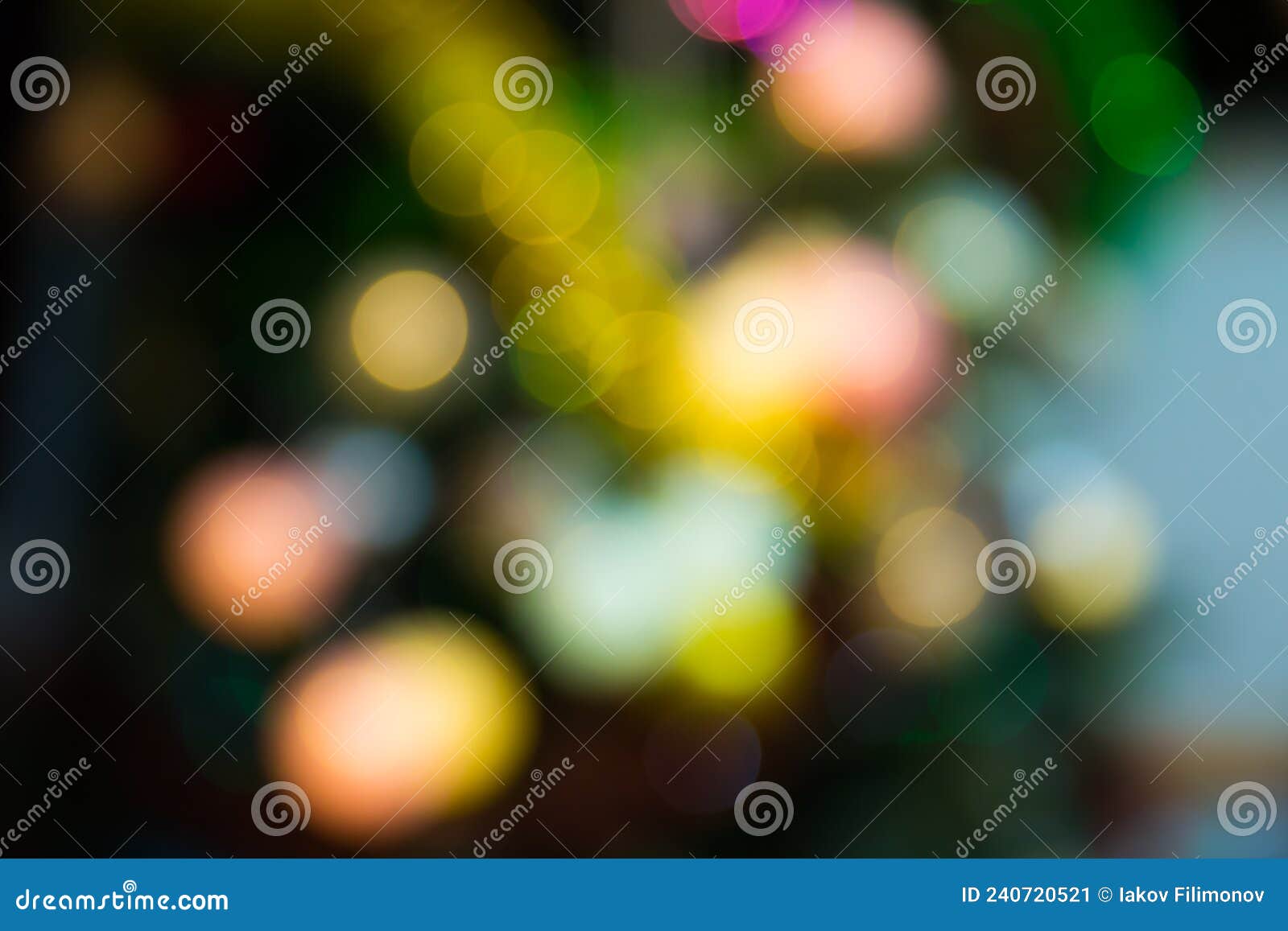 Defocused Christmas Lights Background Stock Image - Image of abstract ...