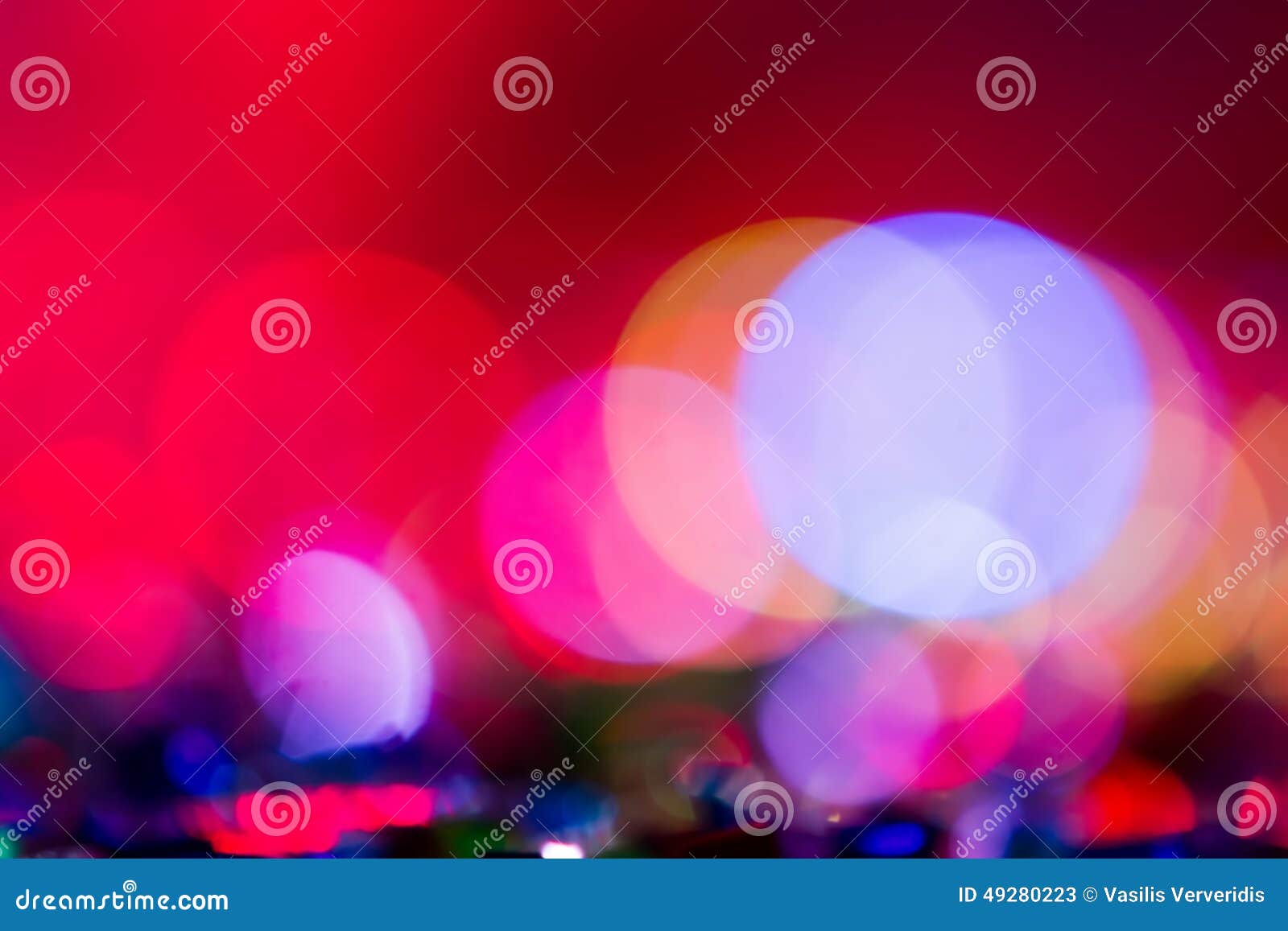 Defocused Entertainment Concert Lighting on Stage, Bokeh. Stock Image ...