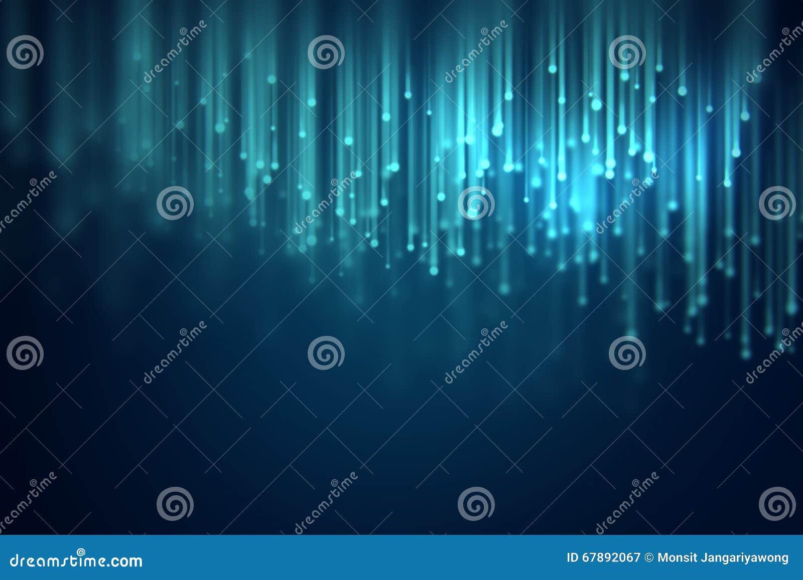 Defocused Image of Fiber Optics Lights Abstract Background Stock ...