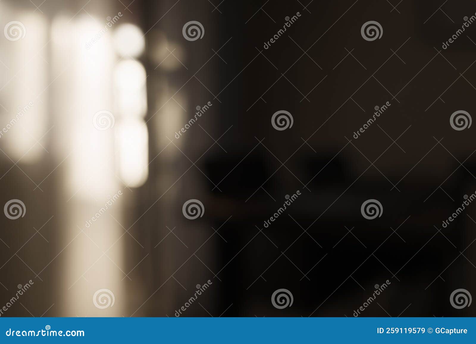 Defocused Indoor Background with Natura Sunlight from Windows Stock ...