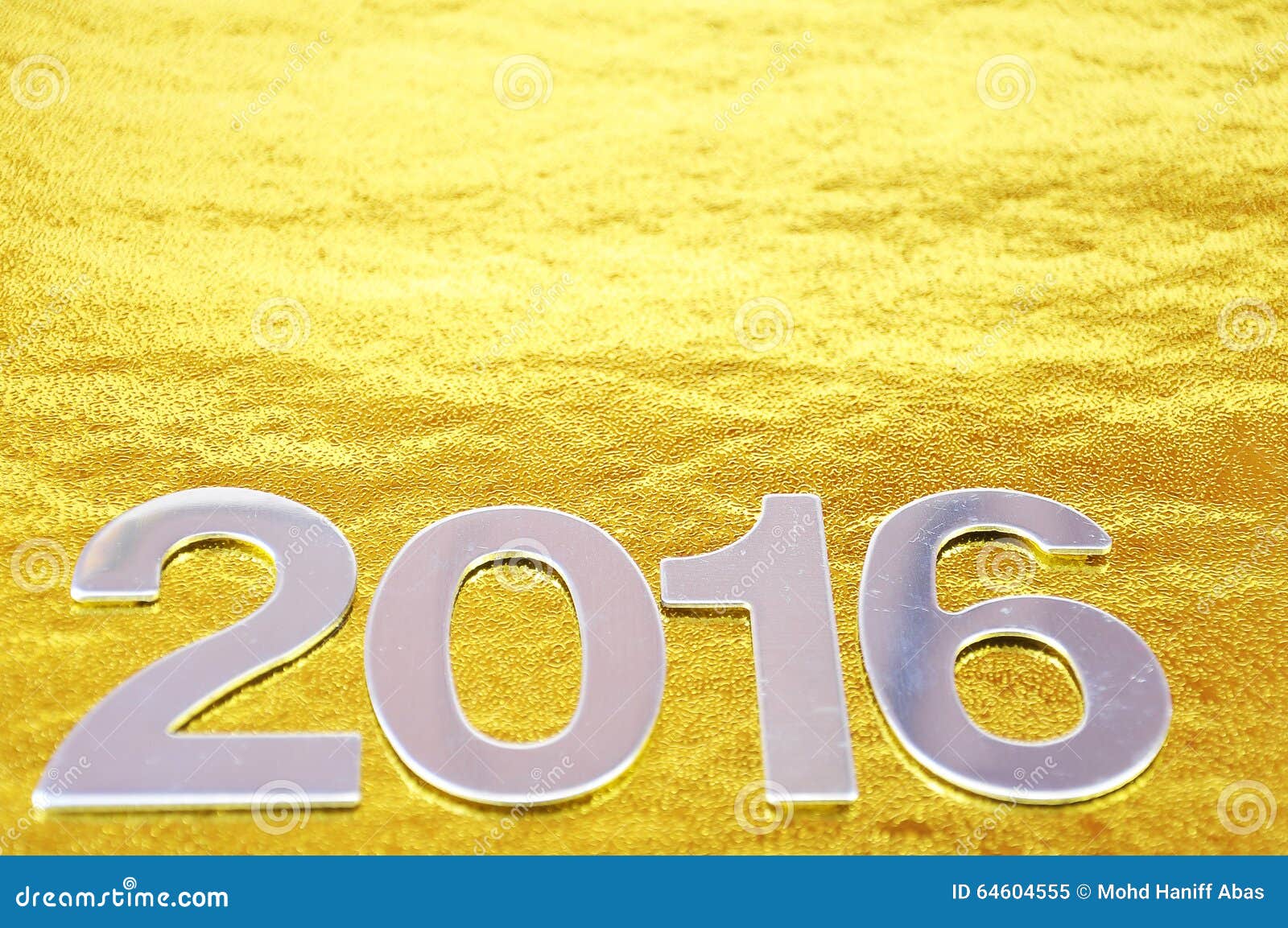 Defocused or 2016 Number Over Golden Background Stock Image - Image of ...