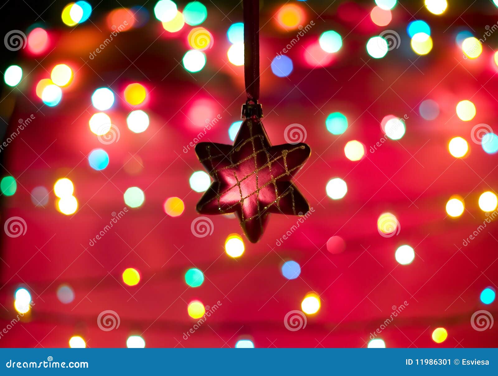 Defocused Picture with Star Stock Image - Image of decoration, colorful ...