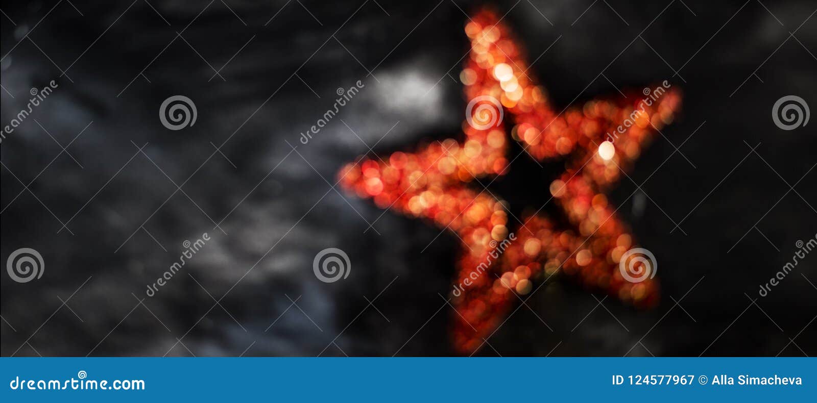 Red Star on Abstract Black Background Stock Image - Image of backdrop ...